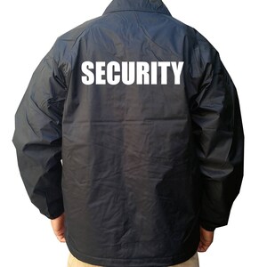 Security Windbreaker Waterproof Black/navy - Etsy