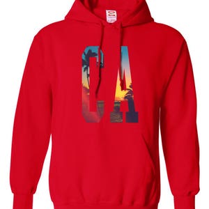 California Logo 'CA' Hoodie - Etsy