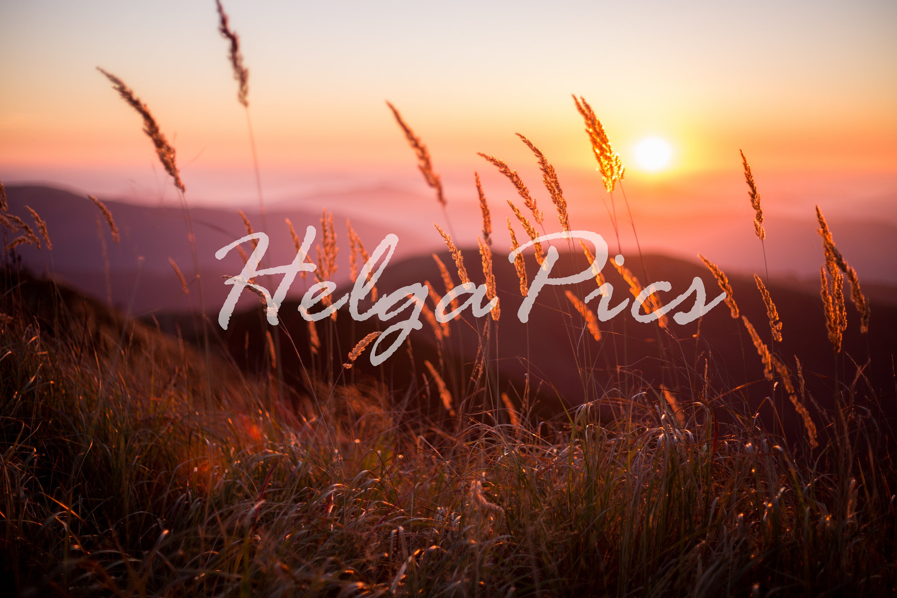 Mountains Digital Overlay Mountains Background Photo Sunset Landscape ...