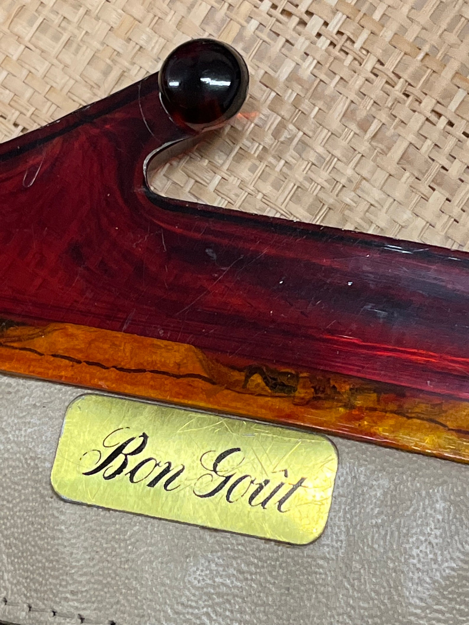 Vintage Bon Goût Snake Skin Handbag Bon Gout Purse - Etsy