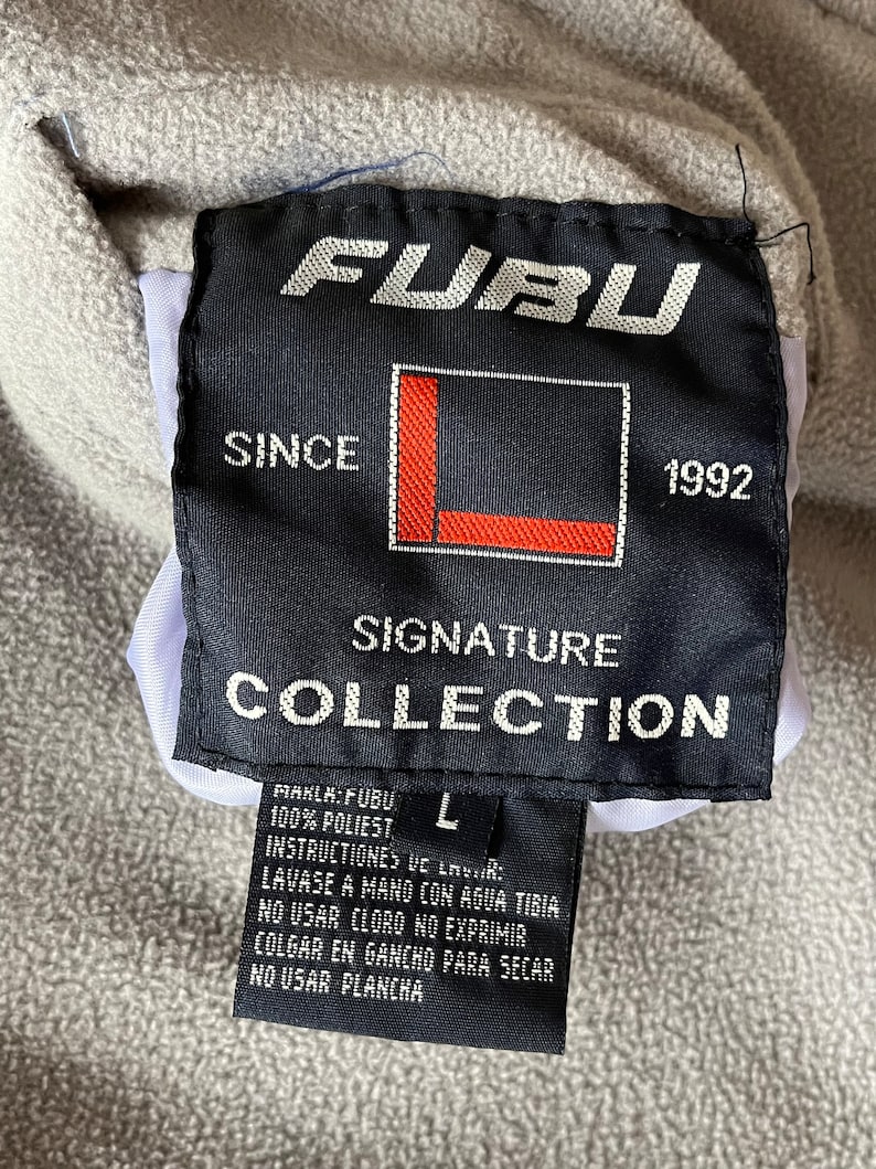 Fubu Signature Collection Vintage Reversible Puffer Jacket 90s Hip-hop ...