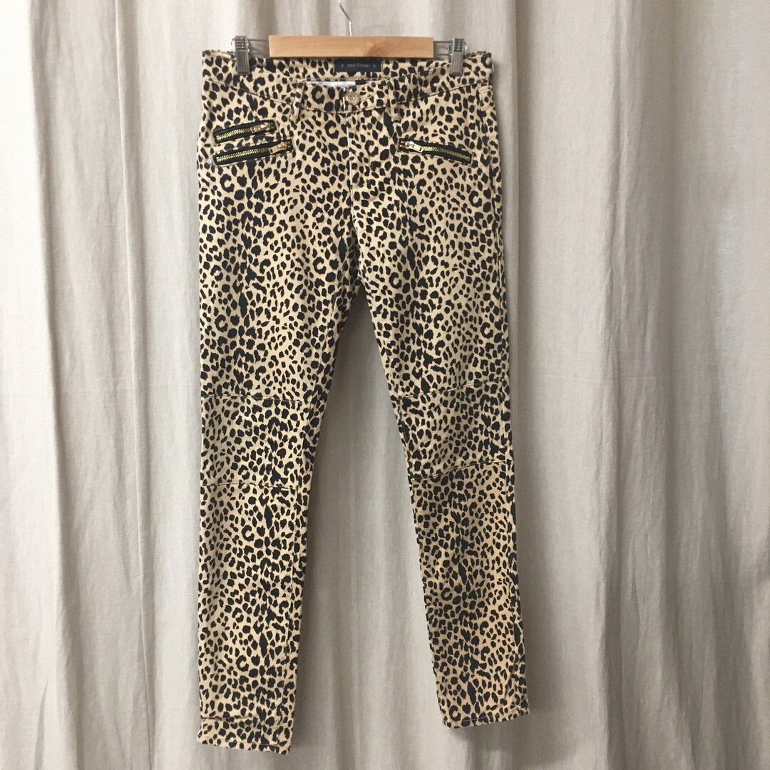 Juicy Couture Leopard Cheetah Print Jeans Pants Size 28 - Etsy