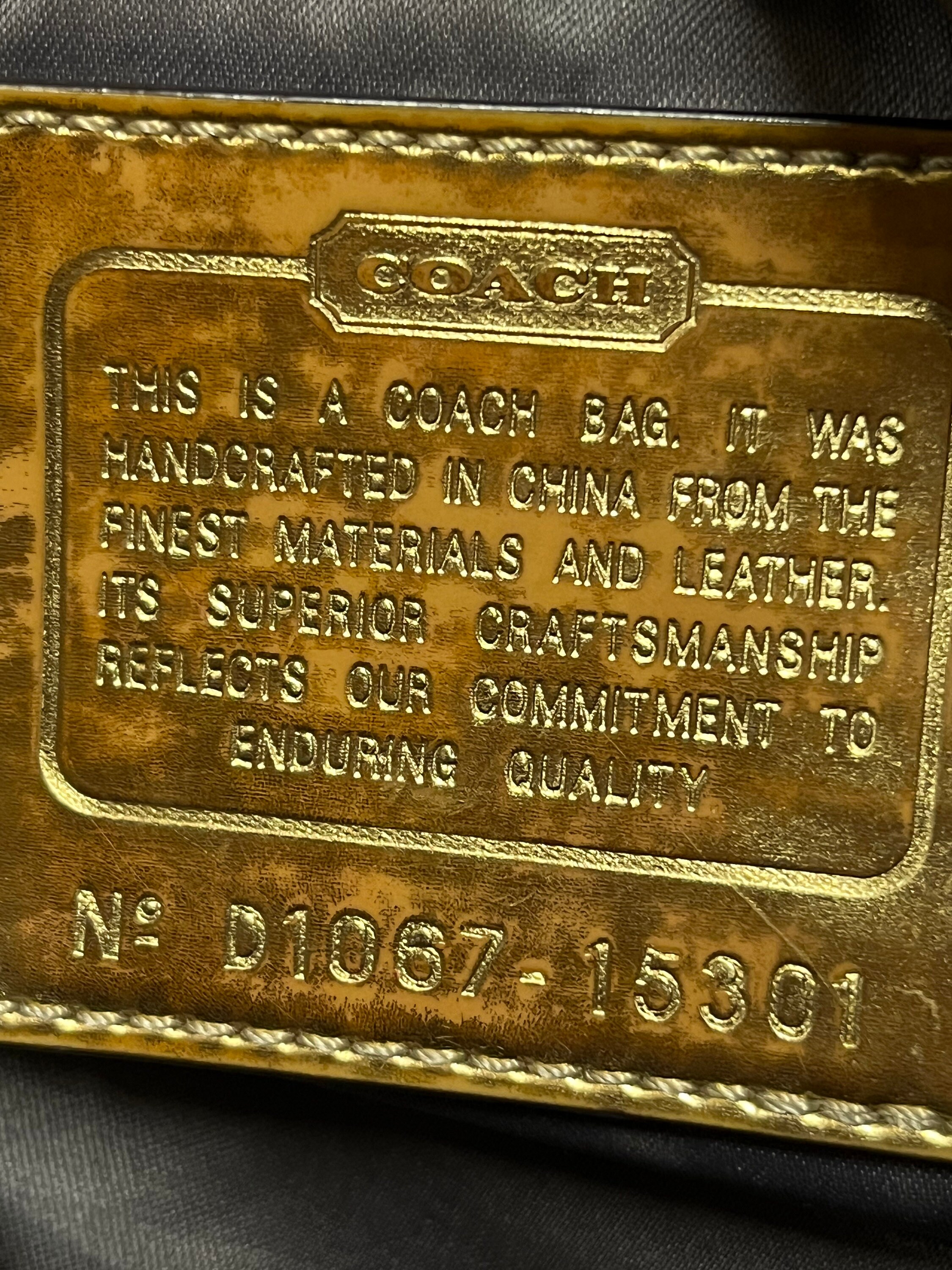 Coach Navy & Gold #D1067-15301 Poppy Story Patch Bag Shoulder Bag - Etsy