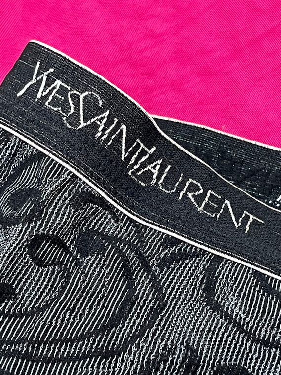 Yves Saint Laurent YSL Vintage Floral Pattern Leggings Size | Etsy