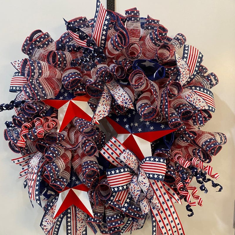 Labor Day Wreath - Etsy