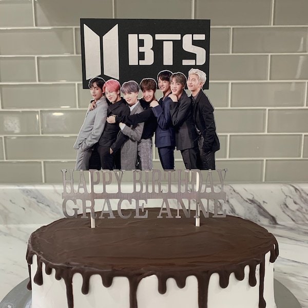Bts Cake Topper - Etsy
