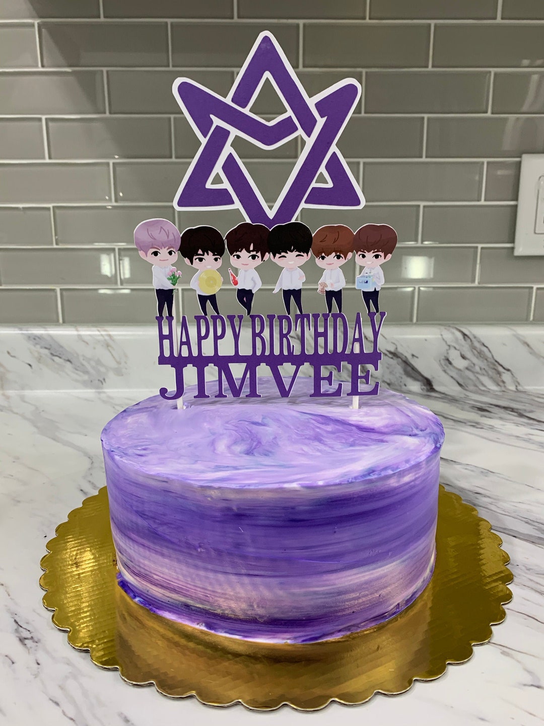 Personalized ASTRO Boys CAKE TOPPER - Kpop - Birthday - - Etsy UK