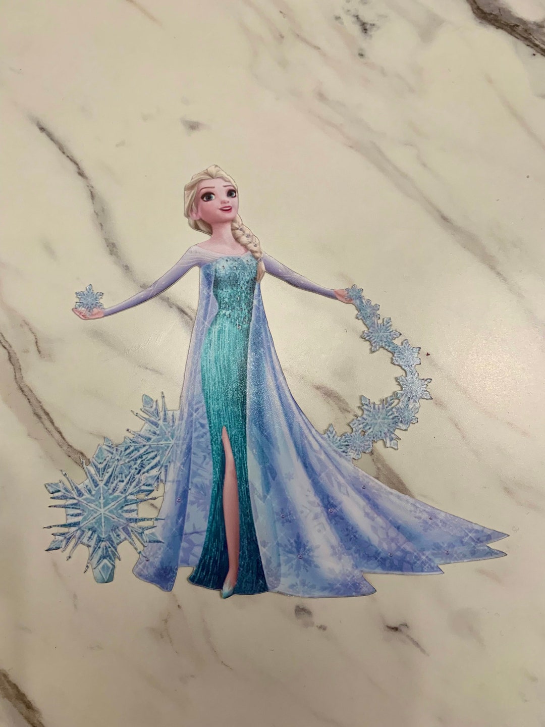 ELSA FROZEN Cake Topper Print Out Cutout - Etsy