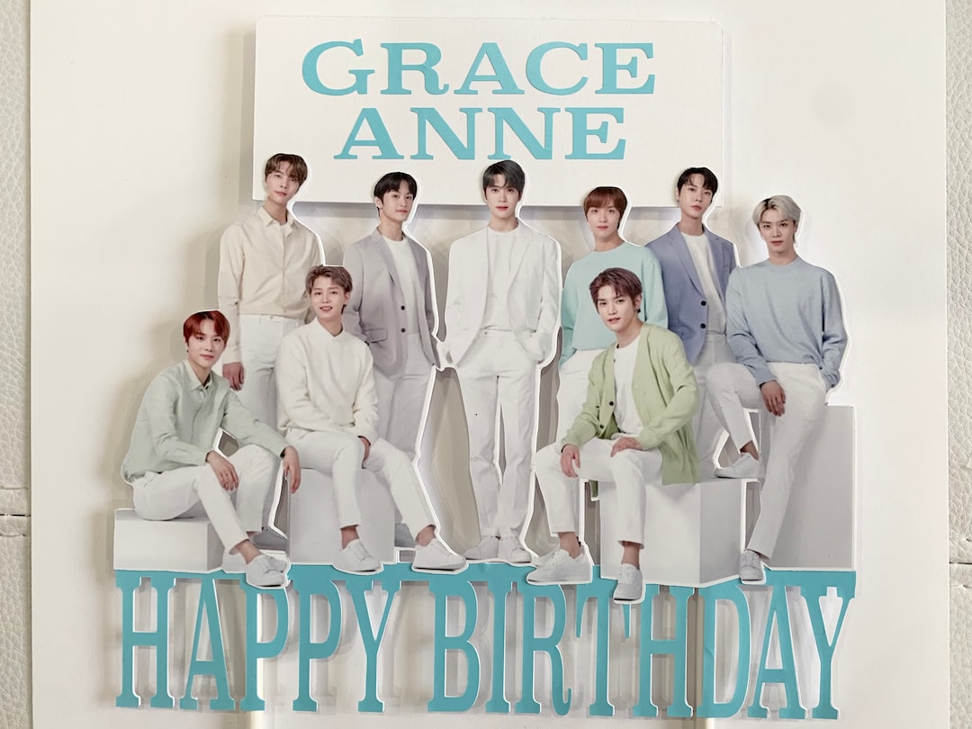 Personalized NCT CAKE TOPPER - Kpop - Birthday - Etsy
