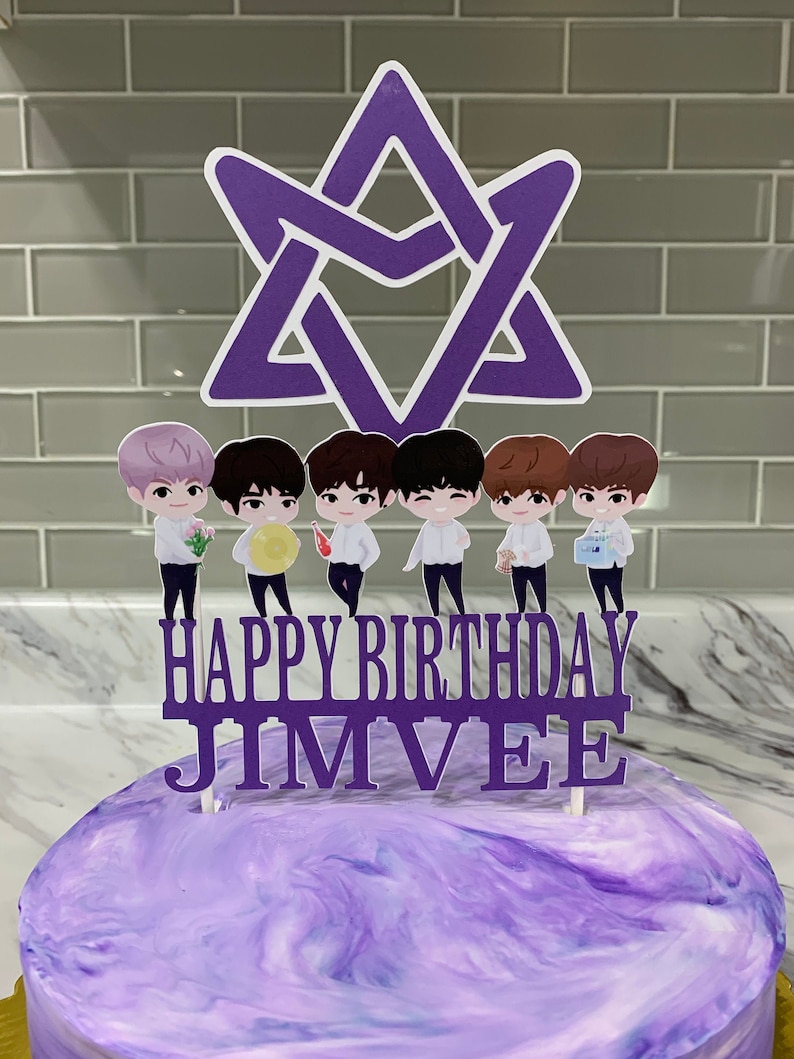 Personalized ASTRO Boys CAKE TOPPER - Kpop - Birthday - - Etsy
