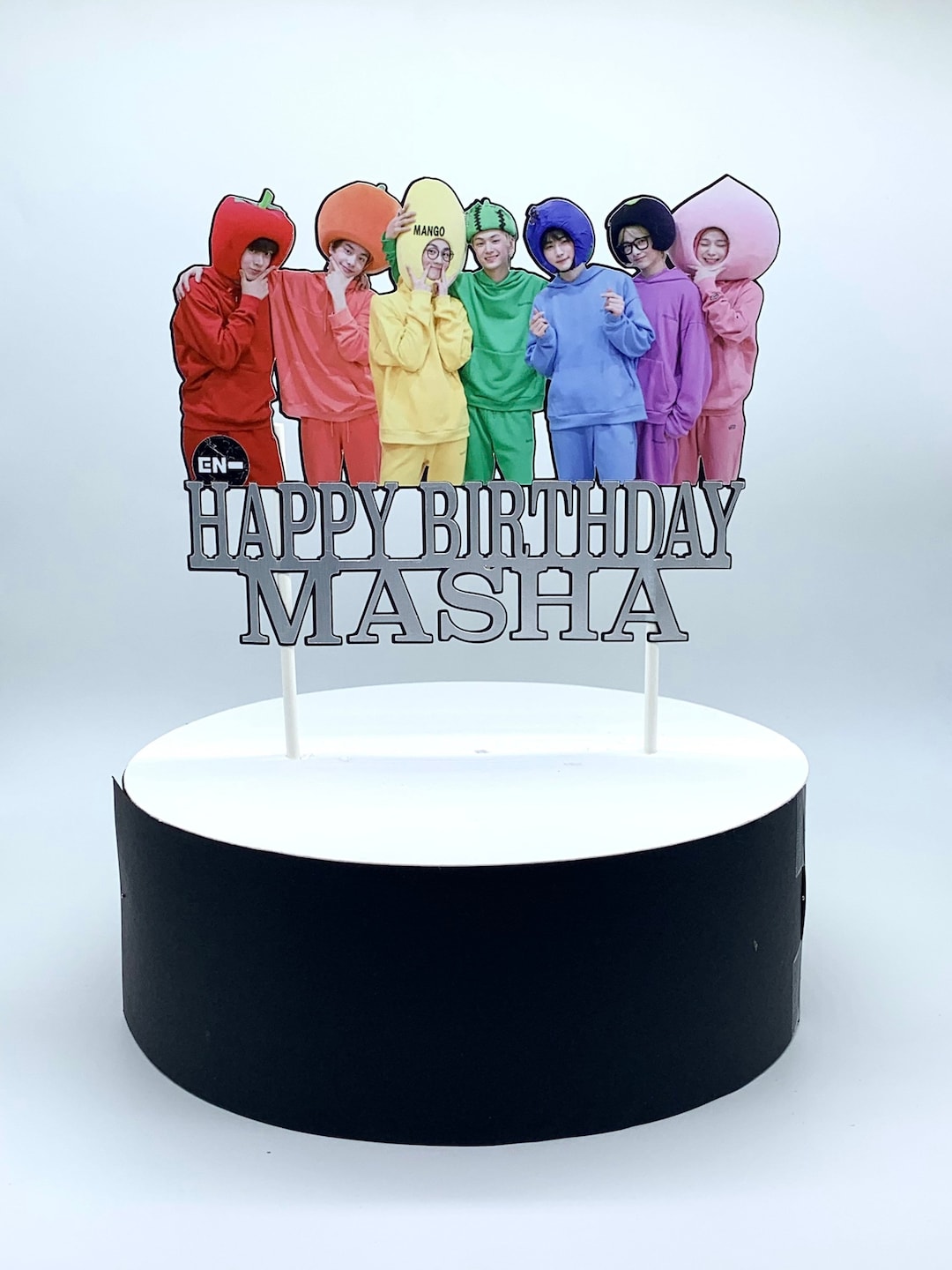 Personalized ENHYPEN CAKE TOPPER - Kpop - Birthday - - Etsy