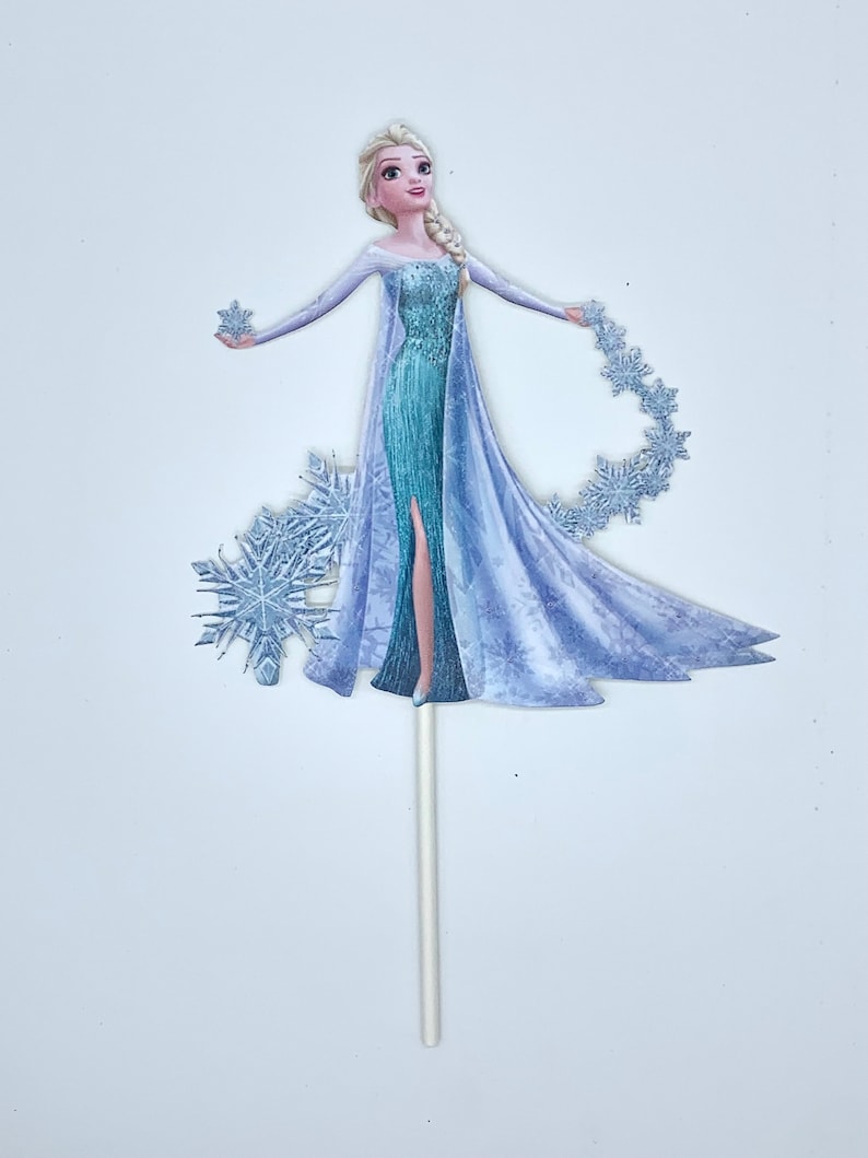 ELSA FROZEN Cake Topper Print Out Cutout - Etsy Australia