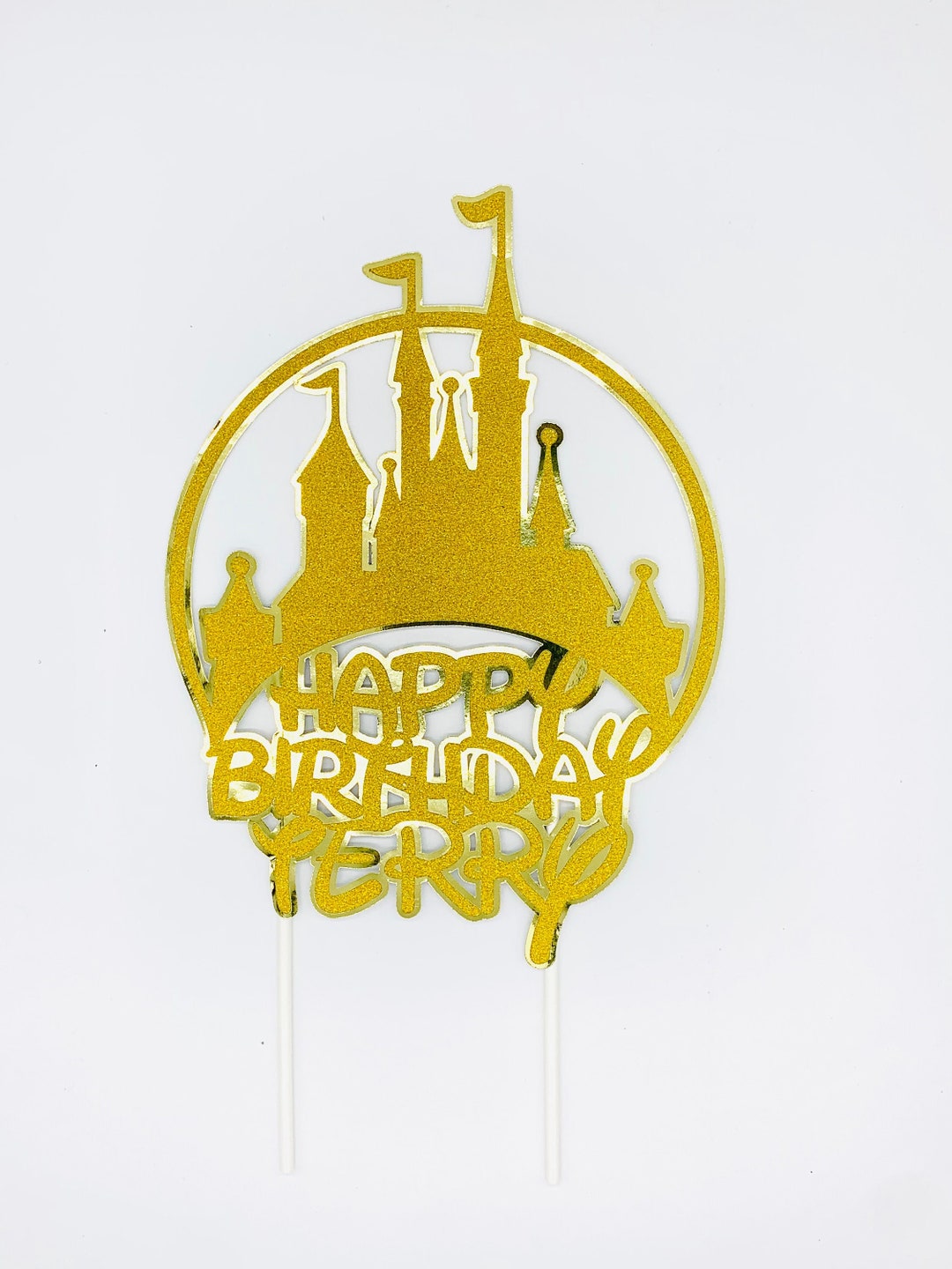 PRINCESS Cake Topper - CASTLE - Fairytale - Theme - Party Picks - Etsy