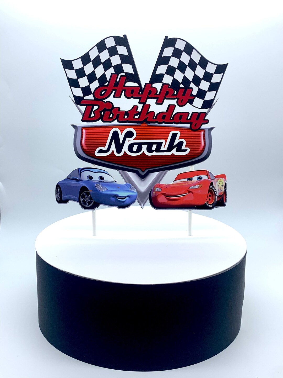 Personalized Cars Cake Topper - Birthday - Party - Etsy