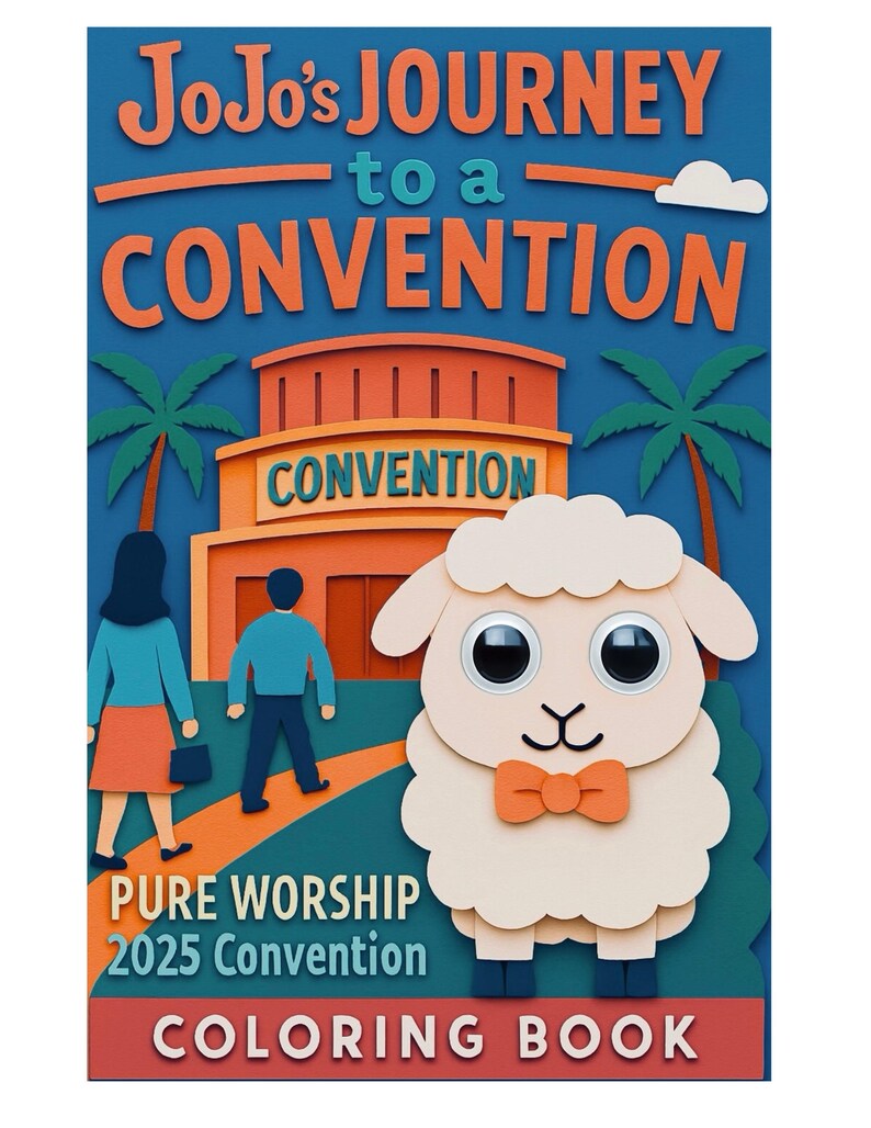 JW Digital Coloring Book " Jojo's Journey to a Convention " Pure ...