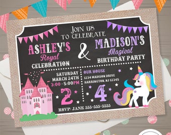 Split invitation | Etsy