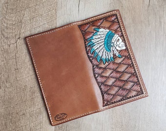 Leather Roper Wallet - Etsy