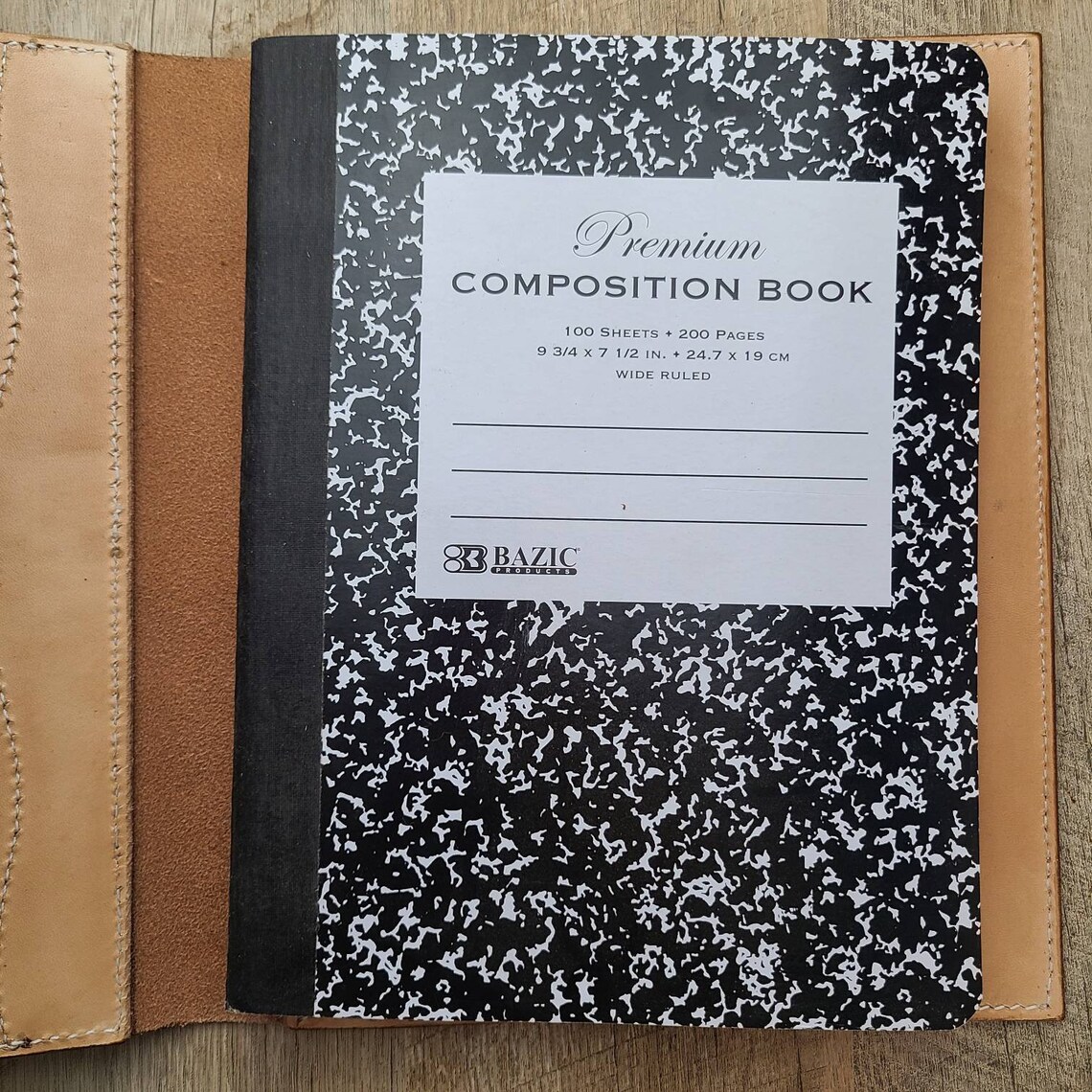 Leather Composition Notebook Cover - Etsy