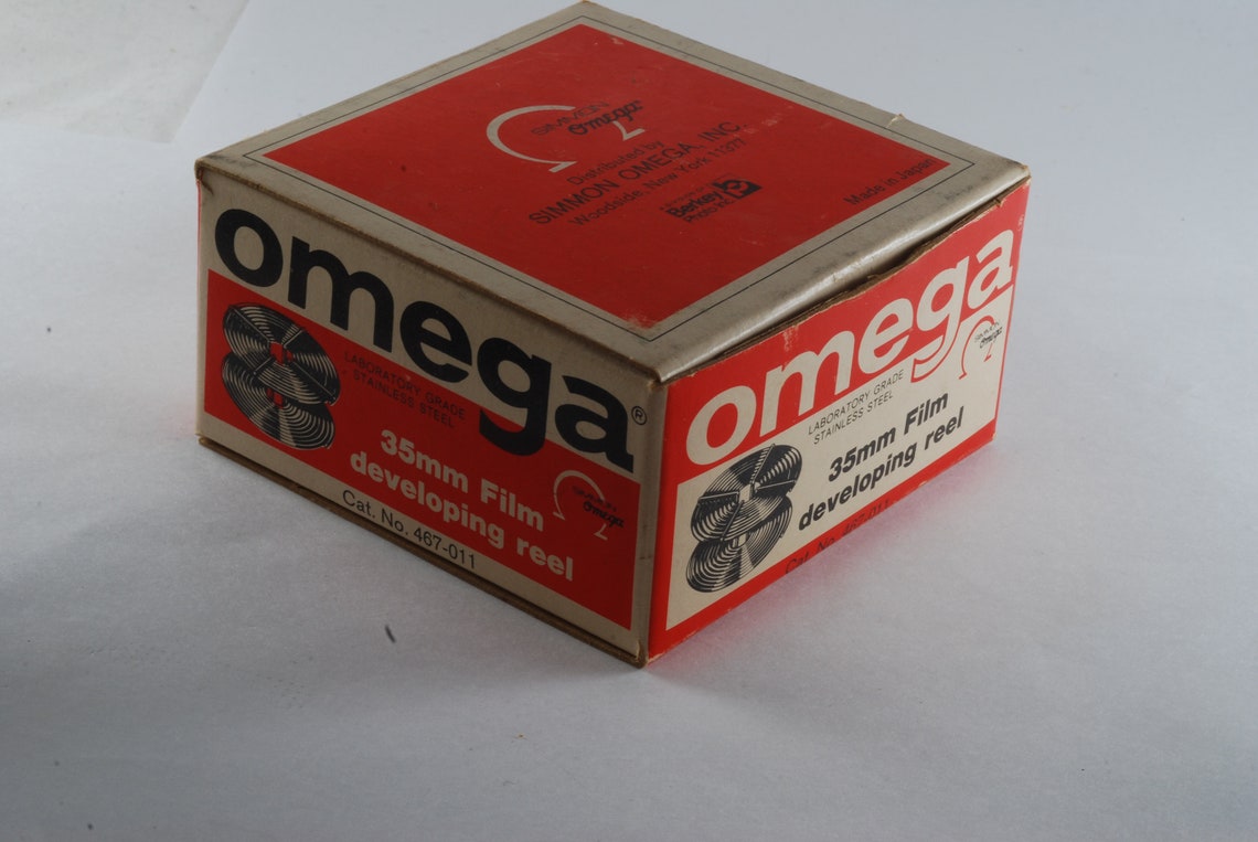 Omega 467-011 35mm Film Developing Reel Darkroom Film JAPAN Stainless ...
