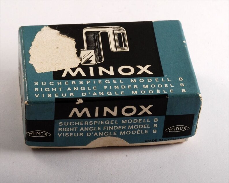 Vintage Collectible 1950s Minox Spy Camera Right Angle Finder Model B Box & Manual - Etsy