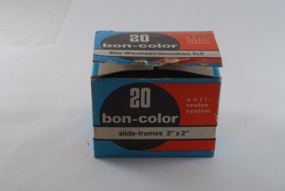 Vintage Bon-color 2" X 2" Slide Frames - Anti-newton System - 5 X 5 New ...