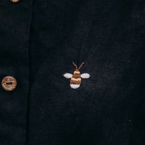 Handmade Embroidery "bee" | Customized Personalised Items - Etsy