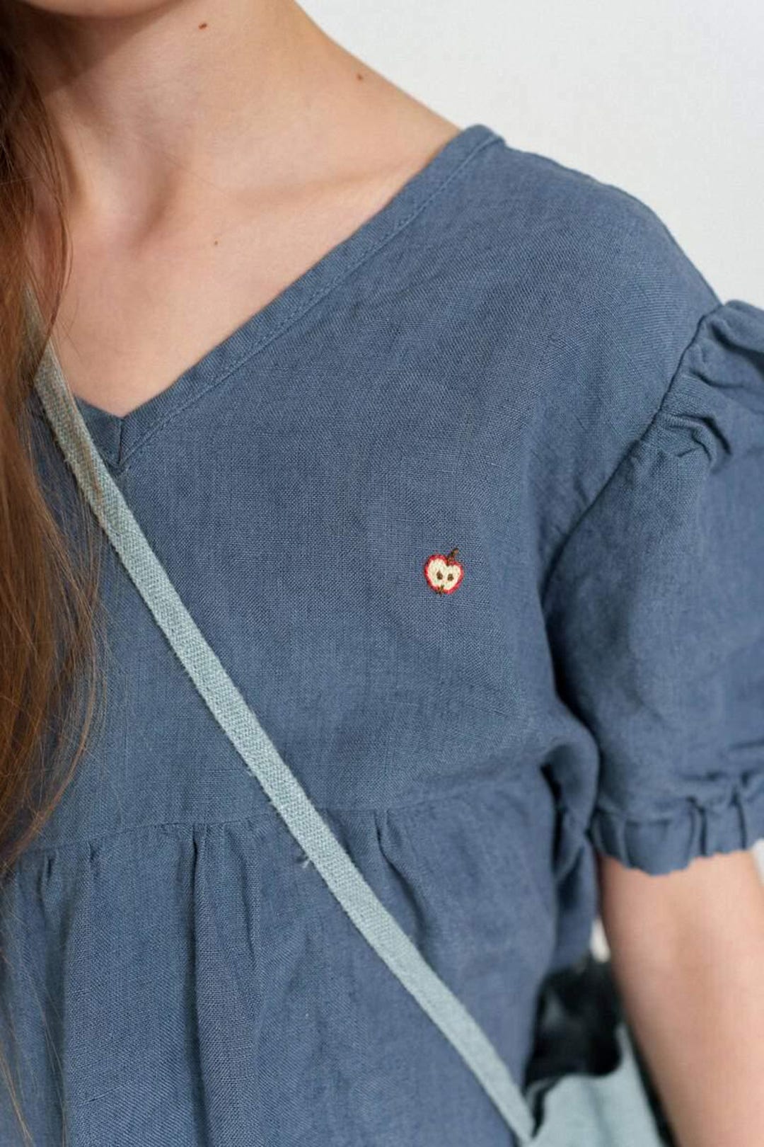 Handmade Embroidery Mini Half Apple (1.1x1.3cm) | Customized Personalised Items | Optional ...