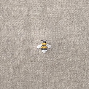 Handmade Embroidery "bee" | Customized Personalised Items - Etsy