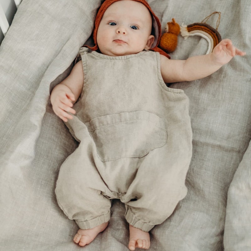 Linen Baby Clothing - Etsy