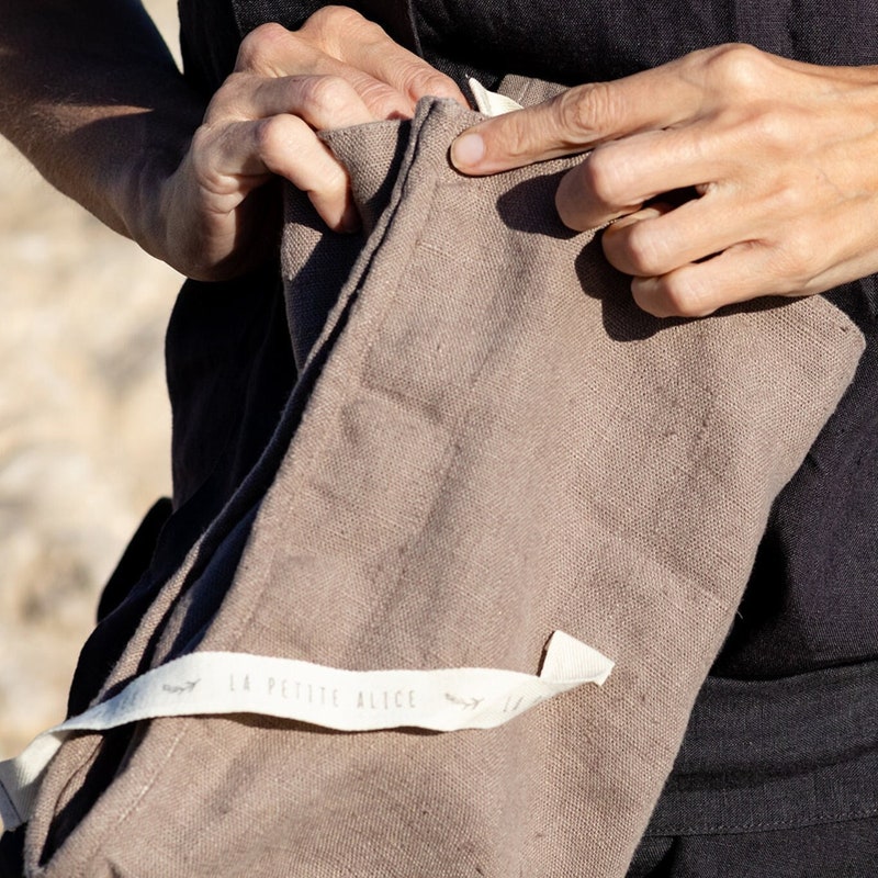 Linen Cosmetic Bag - Etsy