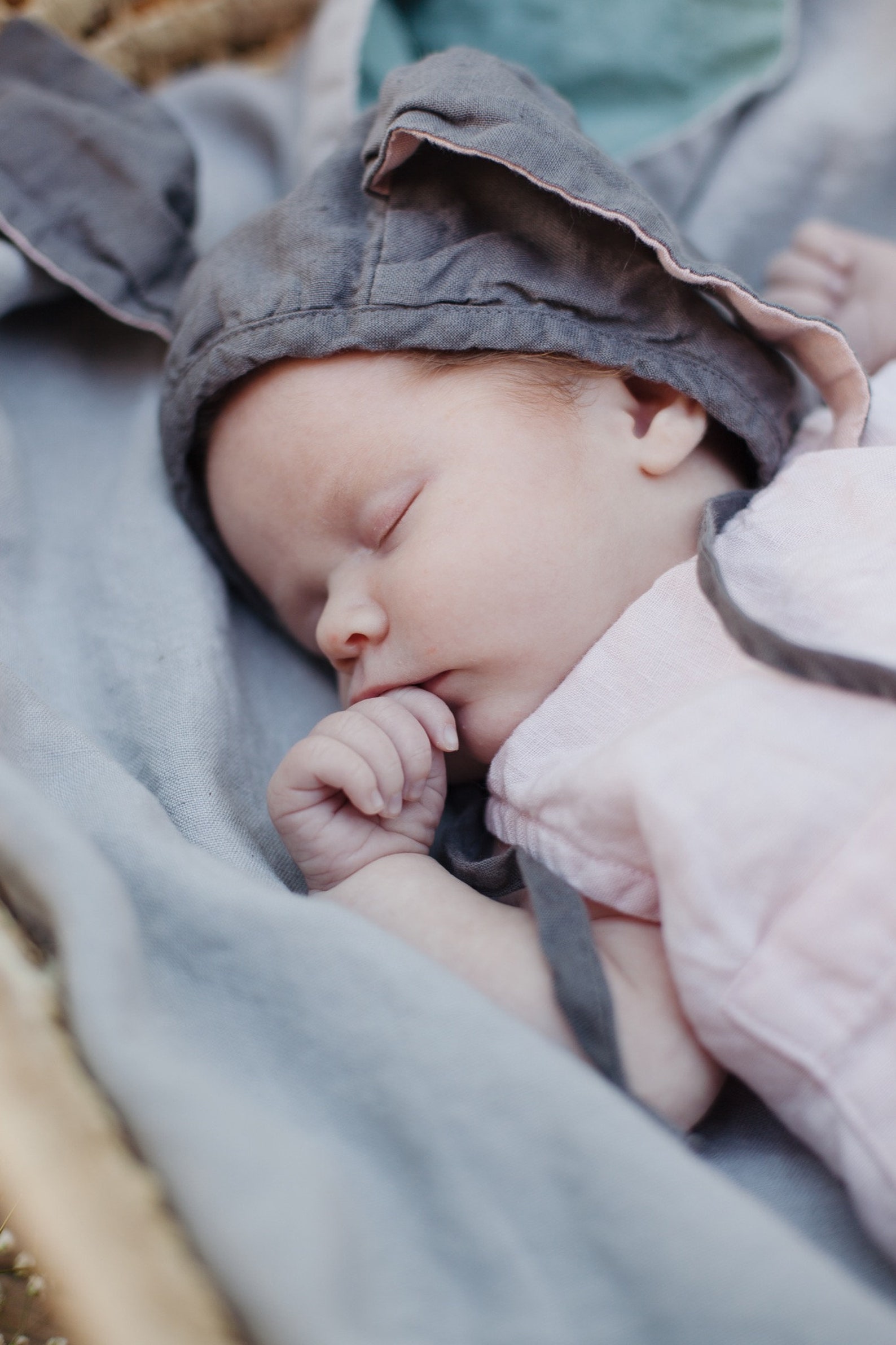 Linen Bunny Bonnet | Etsy