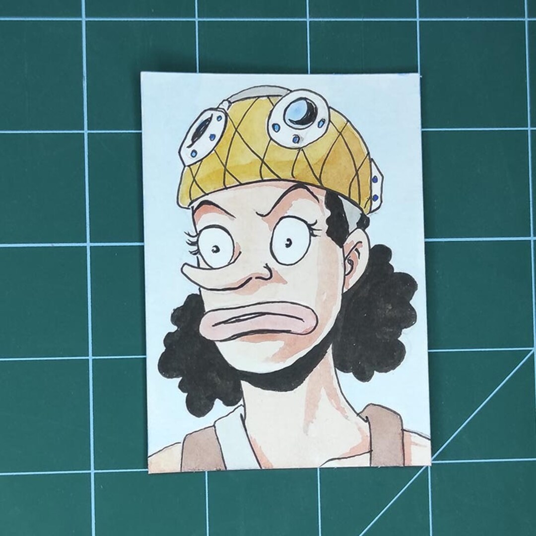 Usopp Original Art One Piece - Etsy