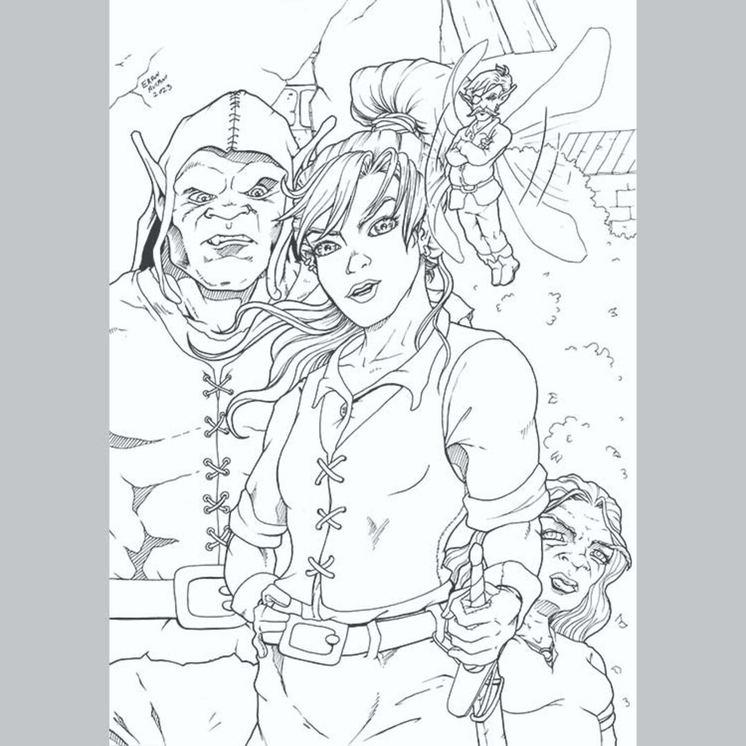 Meet the Crew Coloring Page - Etsy UK