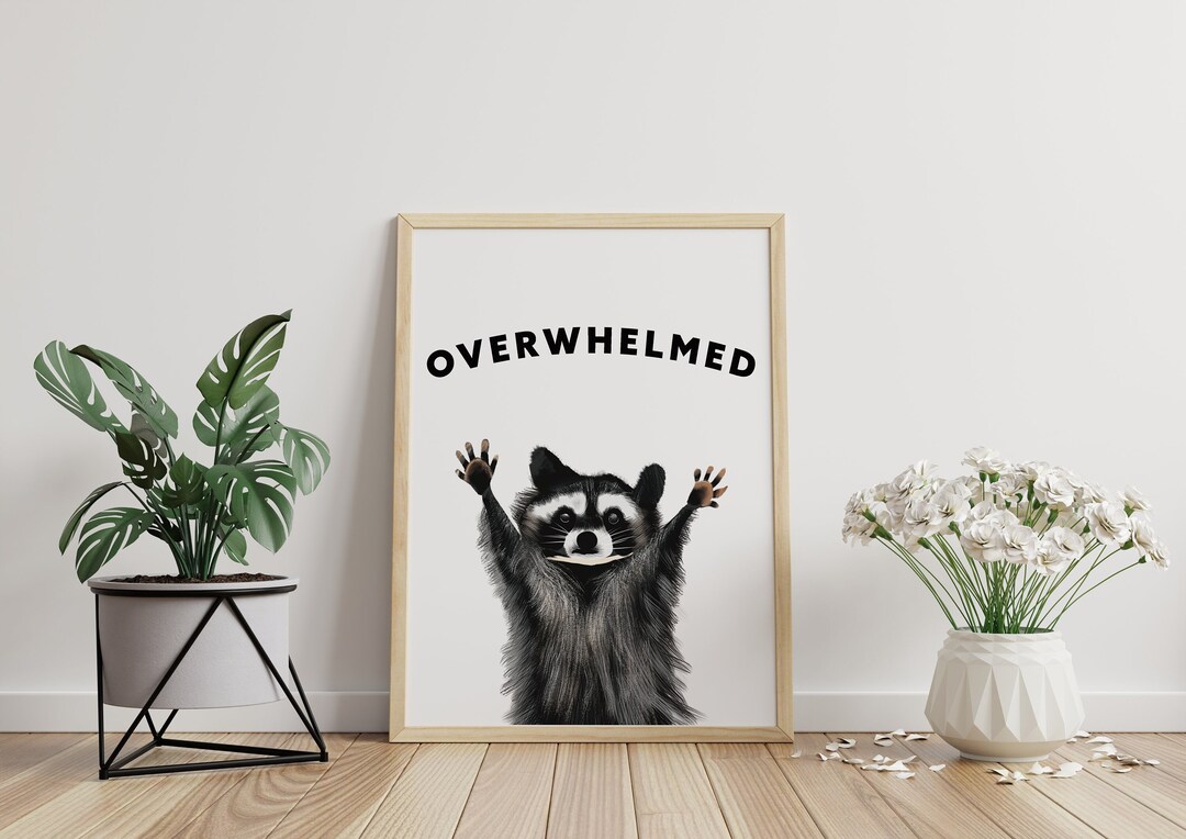 Raccoon Hands Cute Printable PNG, Digital Download Raccoon Wall Art ...