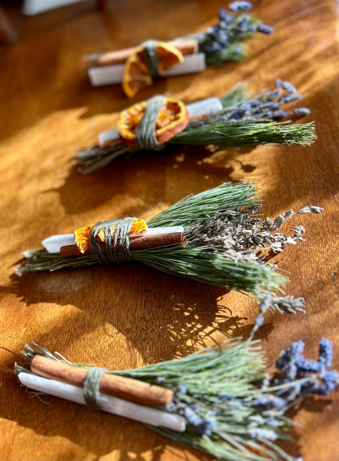 Yule Smudge Kit Smudge Pot Smudge Bowl Sage Stick Ritual Cleanser Smoke ...