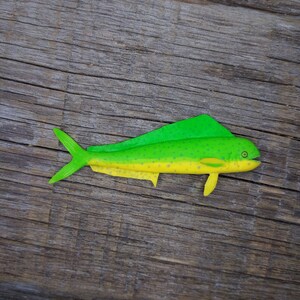 Miniature Mahi-Mahi fish tiny fish scale 1/12 | Etsy