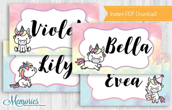 Magical Unicorn Personalized Name Glitter Girly Name Tag ... Magical Unicorn Personalized Name Glitter Girly Name Tag ...