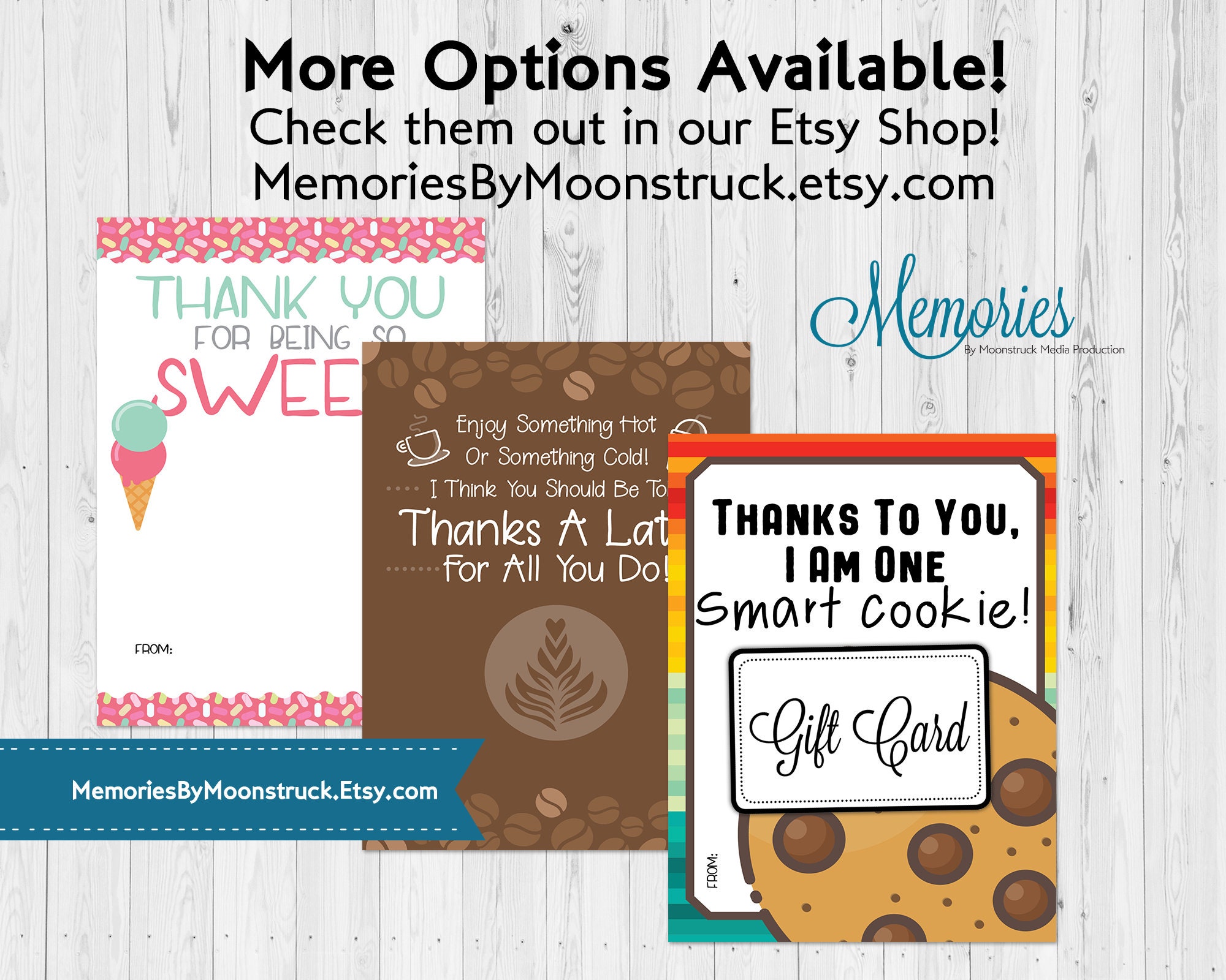 Thanks A Latte for A Great Year Teacher Appreciation Gift Card | Etsy