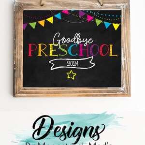 Goodbye Preschool, Last Day of School, Last Day of Preschool, Preschool ...