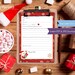 Letter to Santa Wishlist Dear Santa Printable Letter to - Etsy