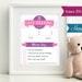 Baby Feeding Tracker Sign Pink Purple - Etsy