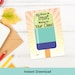It's Been a Treat Teacher Gift | Popsicle Gift Card Holder | End of ...