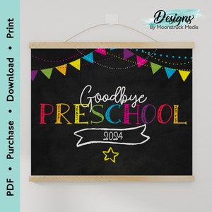 Goodbye Preschool, Last Day of School, Last Day of Preschool, Preschool ...