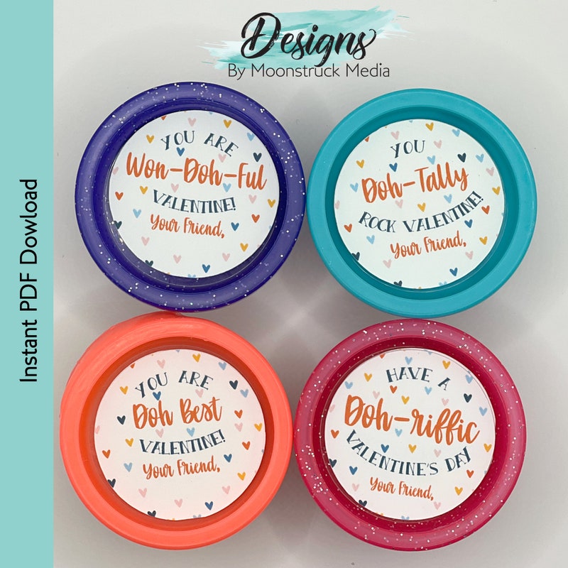 Play Doh Valentines - Etsy