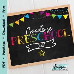 Goodbye Preschool, Last Day of School, Last Day of Preschool, Preschool ...