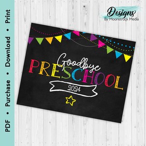 Goodbye Preschool, Last Day of School, Last Day of Preschool, Preschool ...