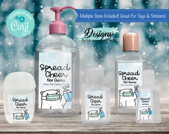 Spread Cheer Label - Etsy