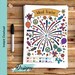 Fireworks Mood Tracker Printable | July Mood Journal Page | Festive ...
