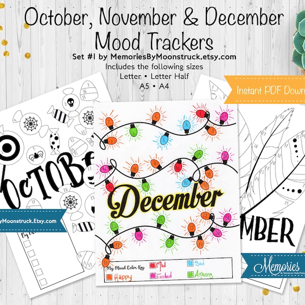 Mood Trackers - Etsy