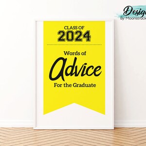 2024 Graduation Sign Decoration Bundle,high School Grad, Grad Party ...